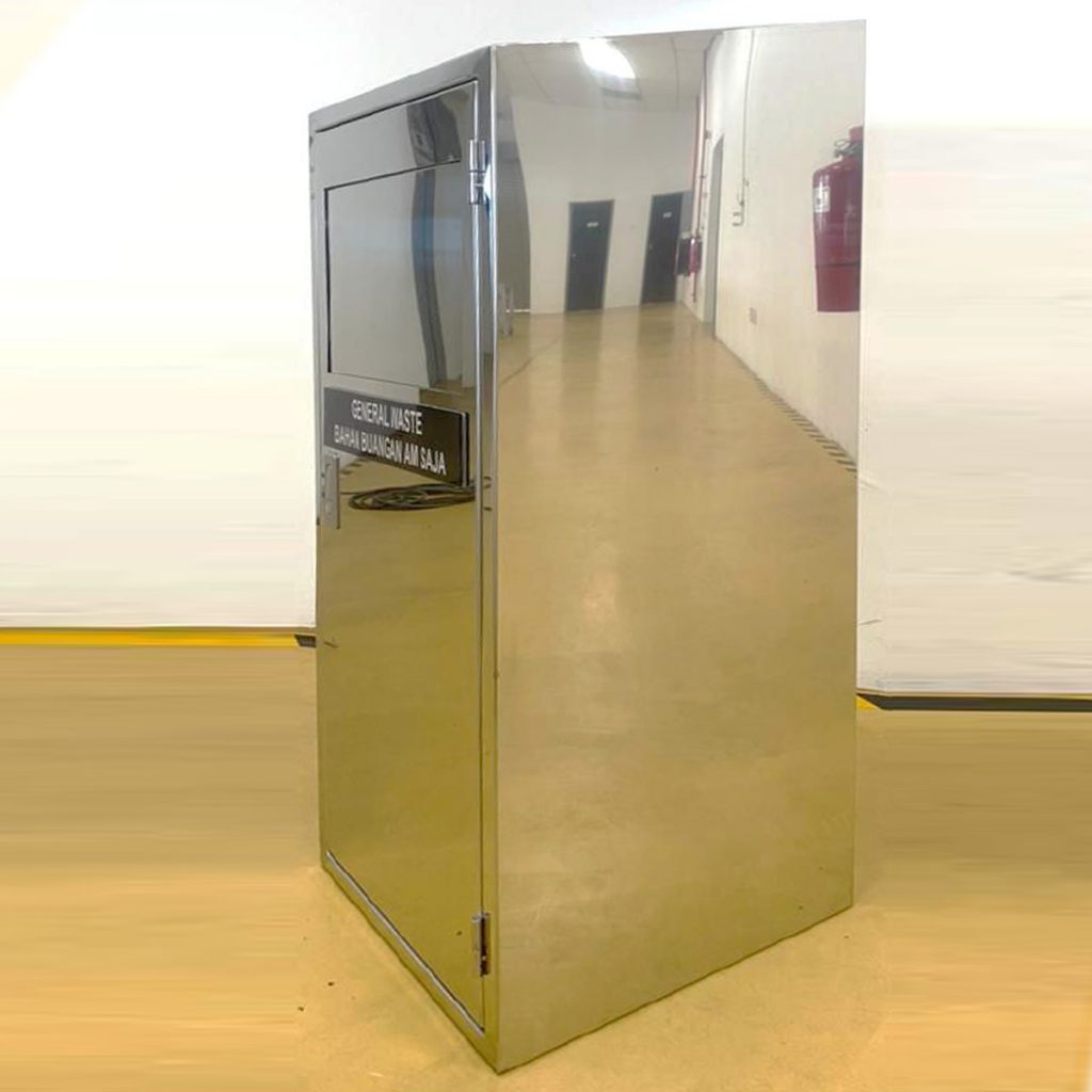 Cleanroom General Waste Bin - SF Metal