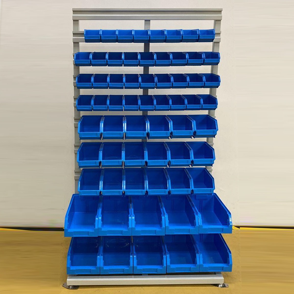 Plastic Bin Stand made from Stainless Steel for cleanroom